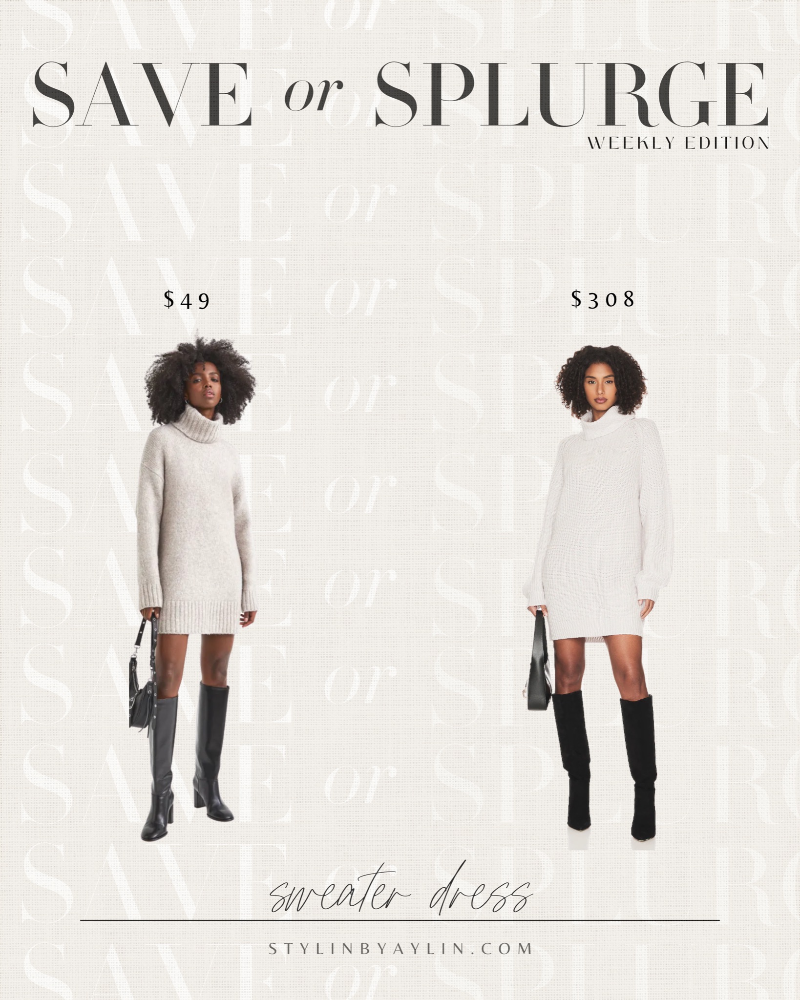 SAVE VS. SPLURGE - Stylin by Aylin
