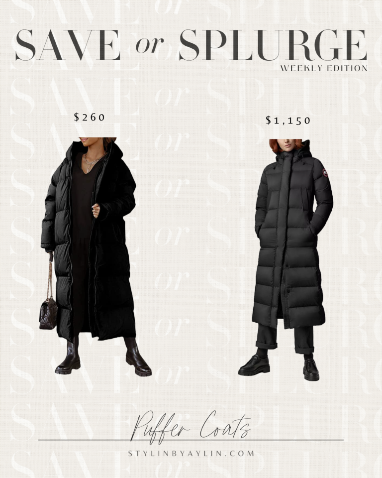 SAVE VS. SPLURGE - Stylin by Aylin