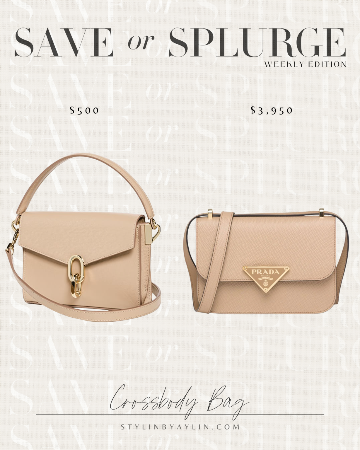 SAVE VS. SPLURGE - Stylin by Aylin